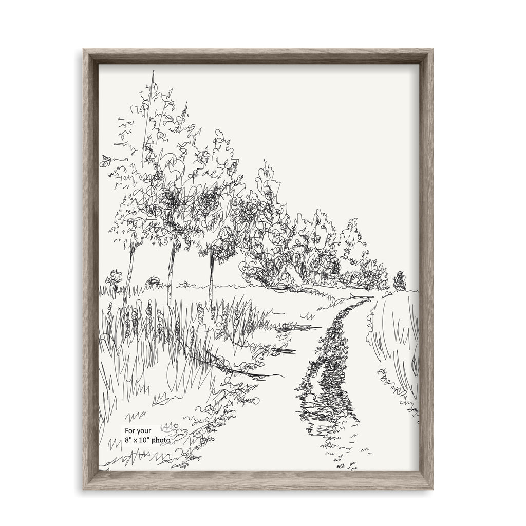 Tyrell Collection Wood Picture Frames - 4X6, 5X7, 8X10 Multiple Color ...